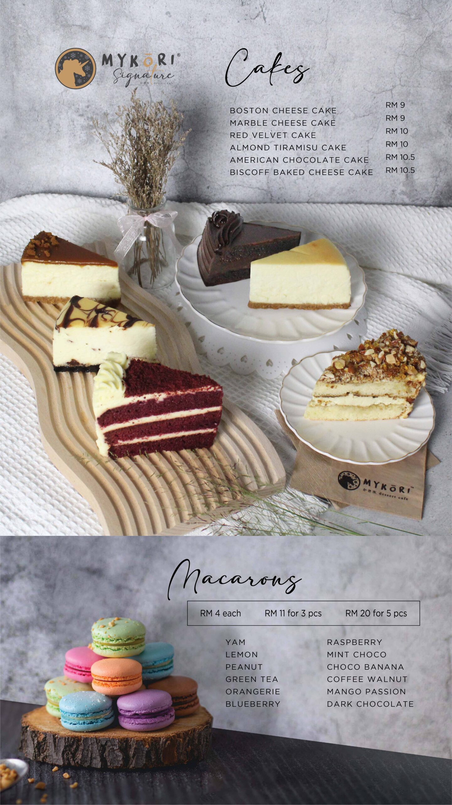 Mykori Signature Teluk Pulai, Klang – E-Menu – Mykori Malaysia